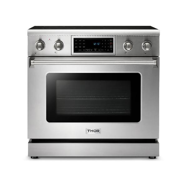 Thor Cocina Eléctrica TRE3601 Acero Inoxidable con 5 Zonas, Panel ...