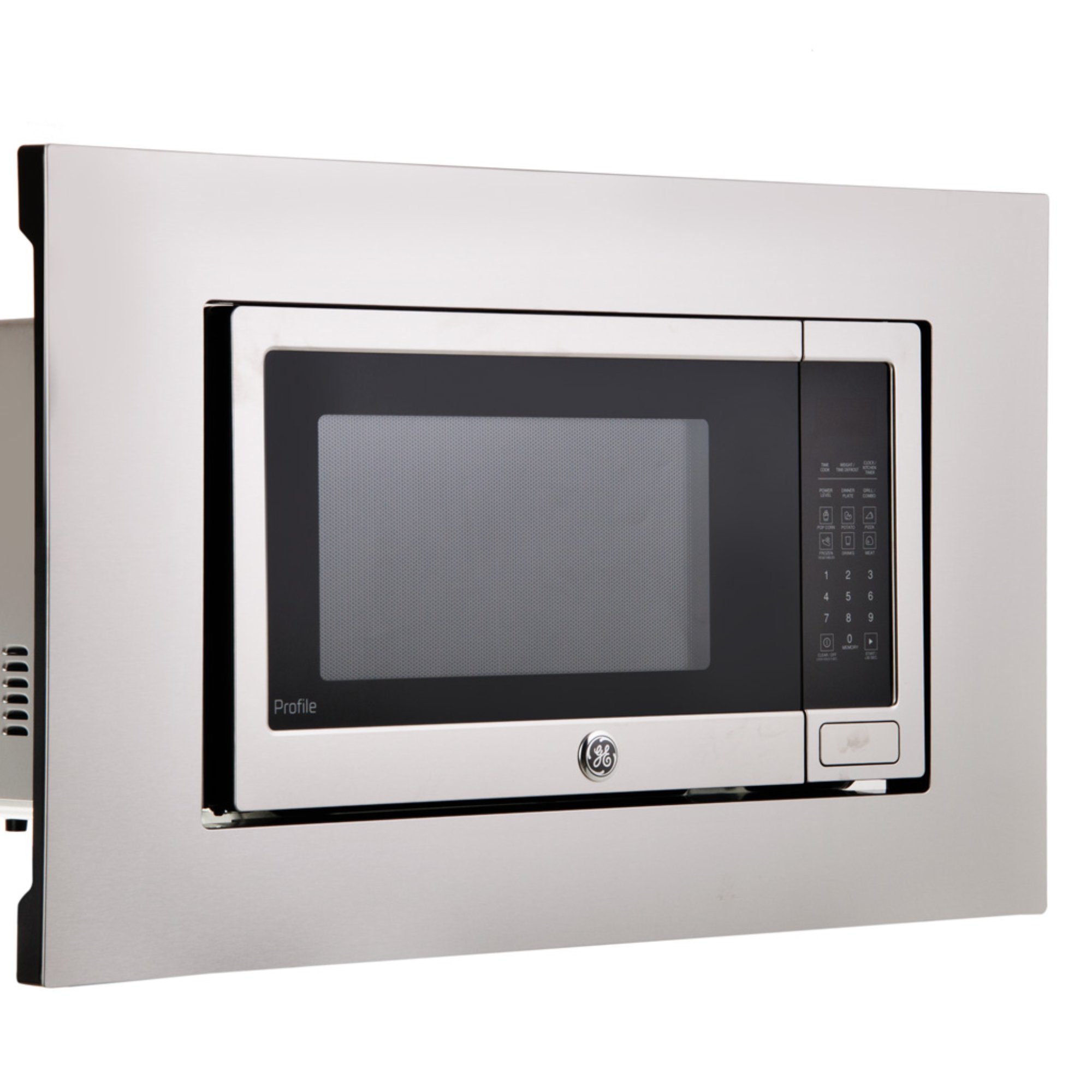 GE Microondas Empotrable PEB160SFSS Acero Inoxidable con 10 Niveles y ...