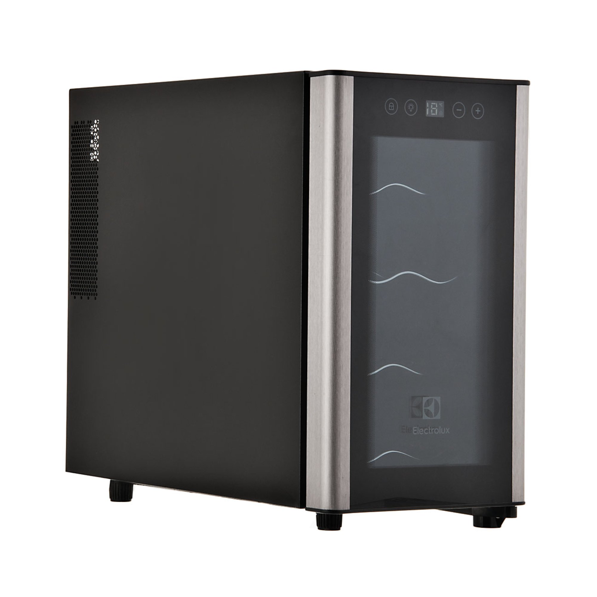 Electrolux Vinera para 8 Botellas EWW083XSLB Negro con Luz y Panel ...