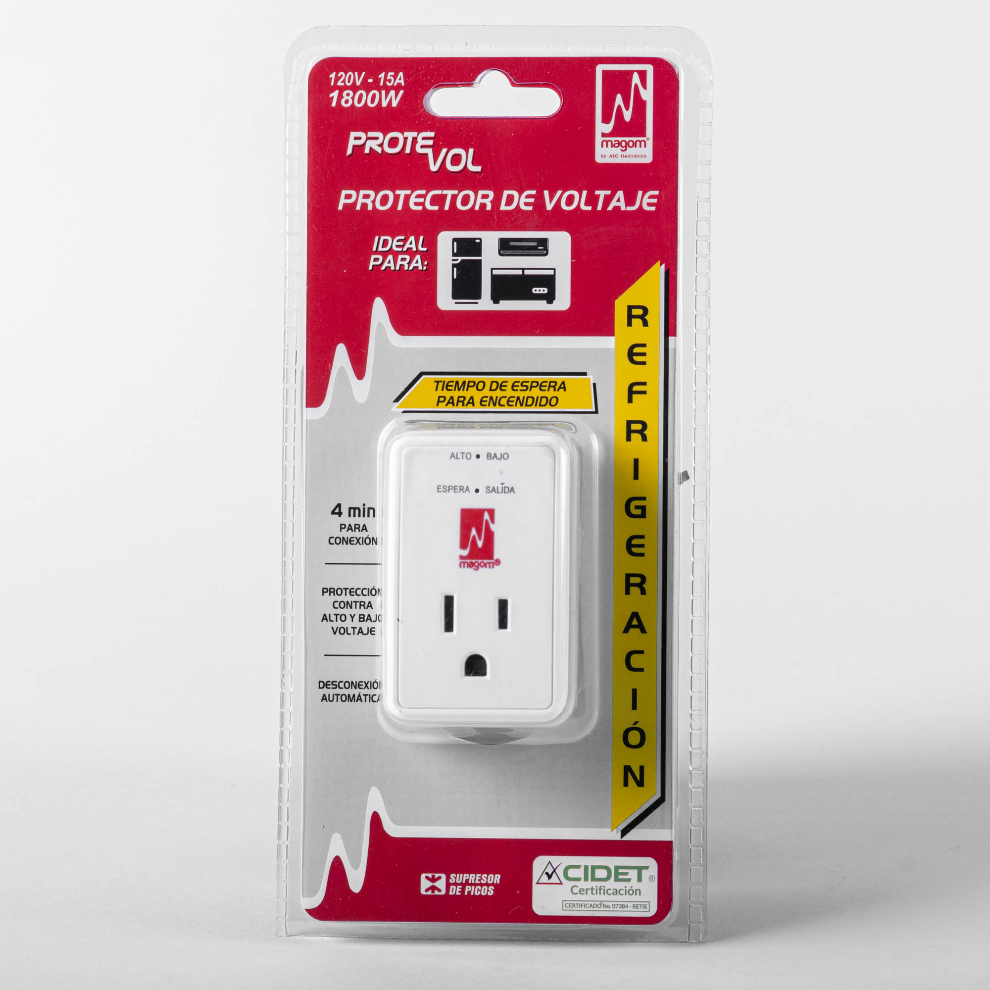Magom Protector de Voltaje Slim Blanco para Refrigeradora / Aire ...