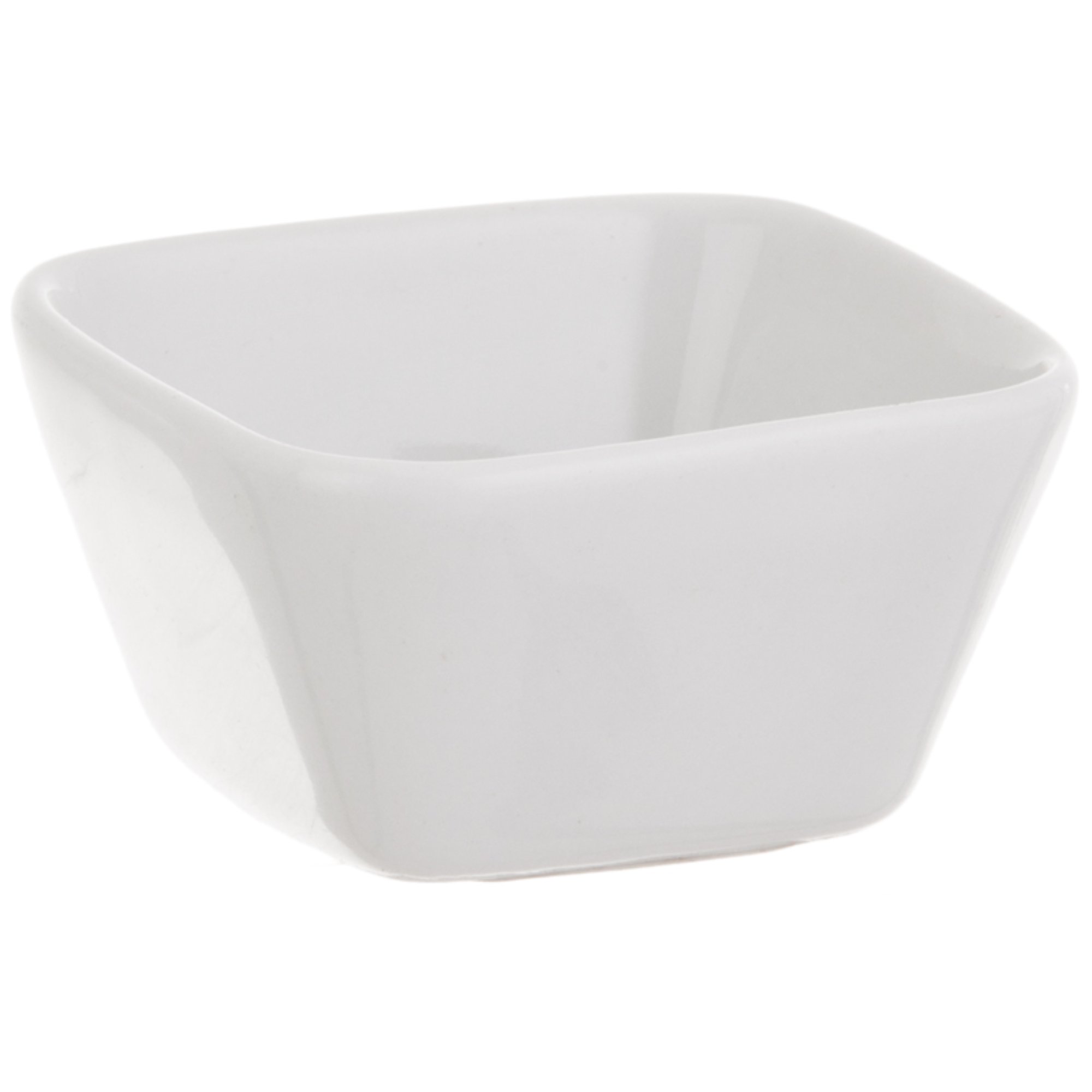 Mini Salsera Cuadrada Zen Blanco 0.06L de Porcelana Corona