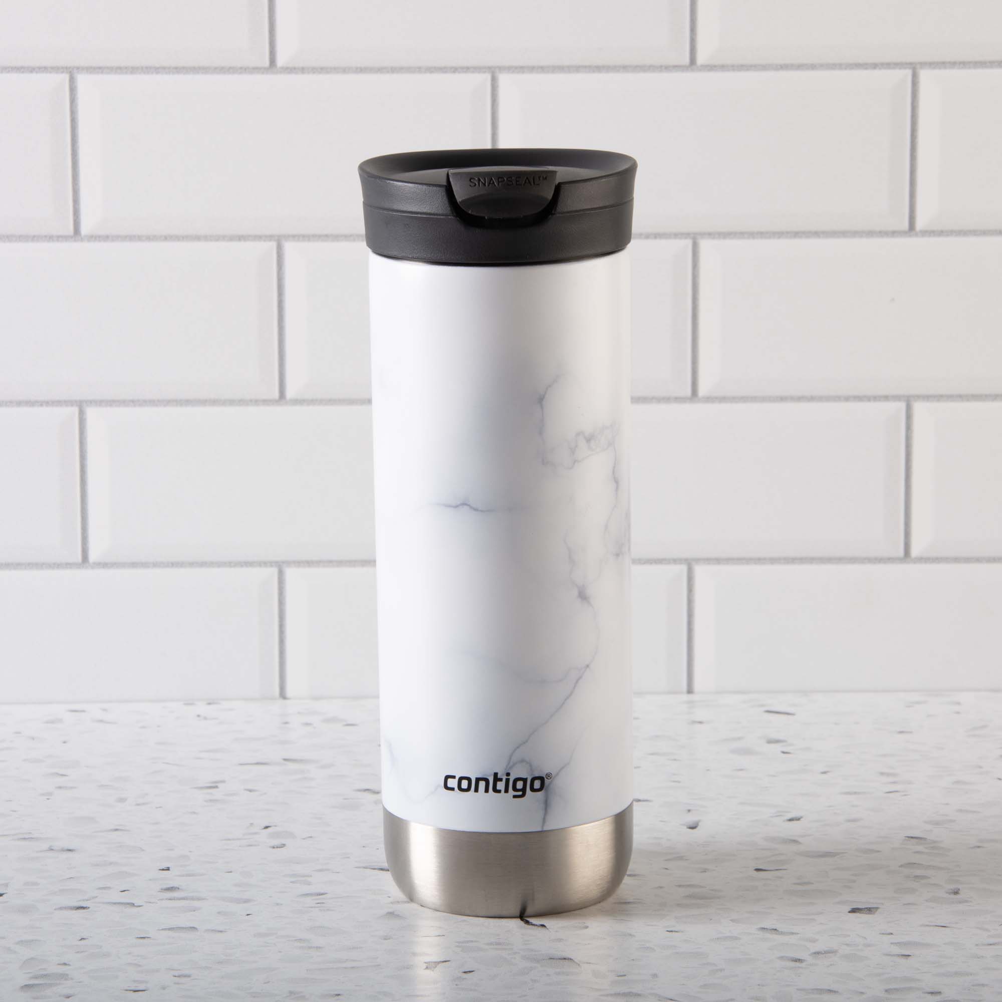 Contigo Botella Tomatodo Térmica Hurón Marmoleado 0.59L de Acero Inoxidable