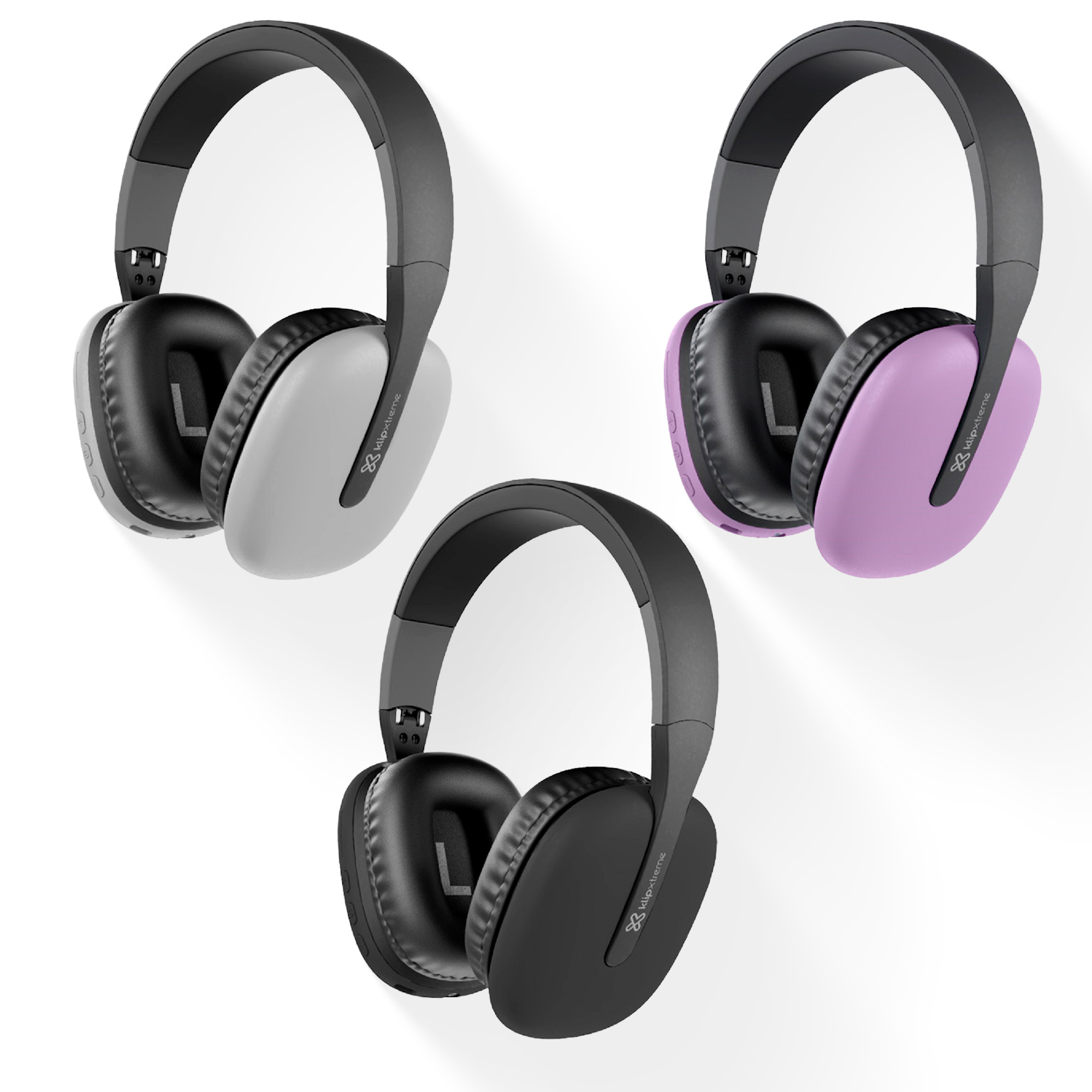Klip Xtreme Audífonos Diadema Bluetooth ZoundTune KWH-010 con Hasta 25 ...