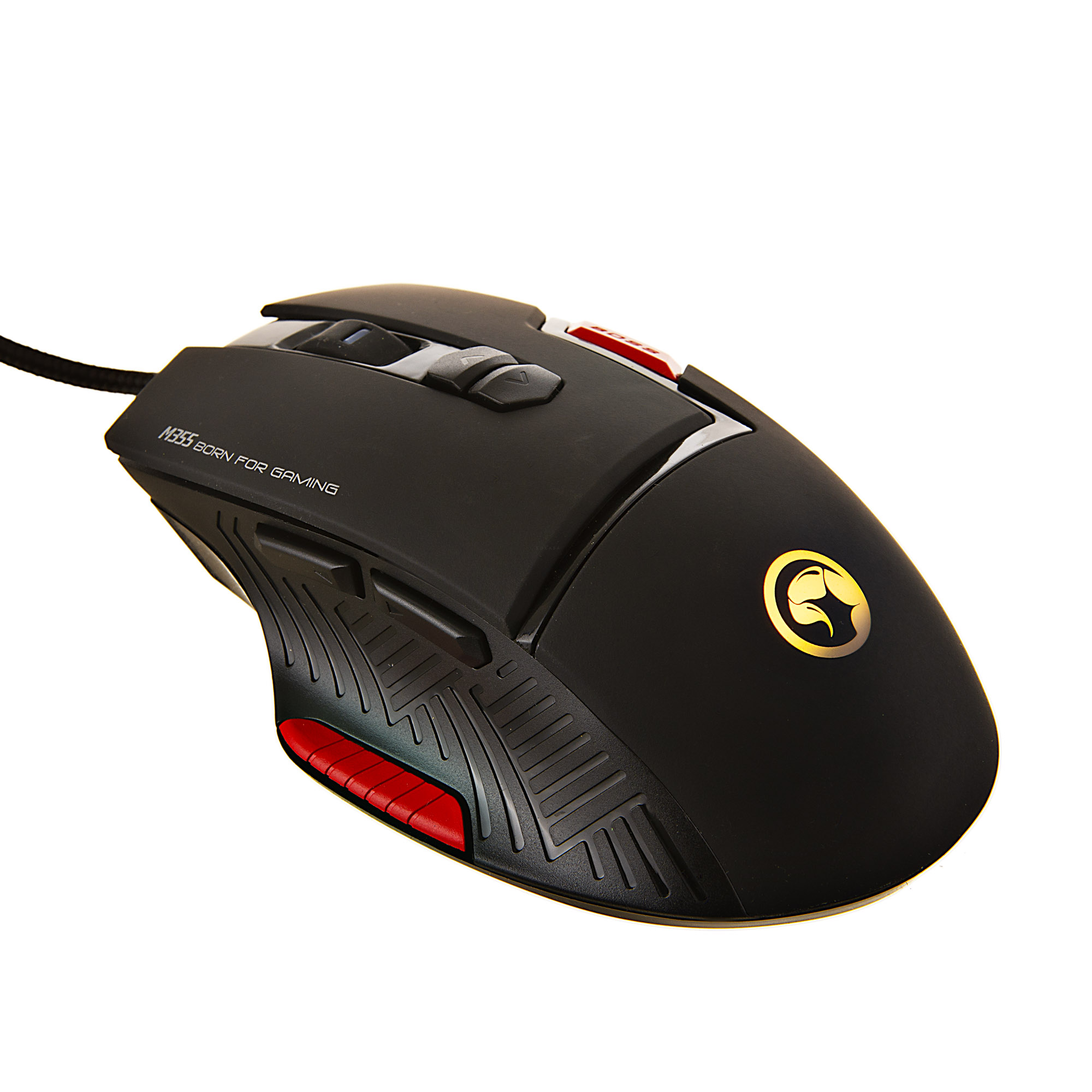 Marvo Mouse Gaming 7200DPI M355 Negro con LED RGB