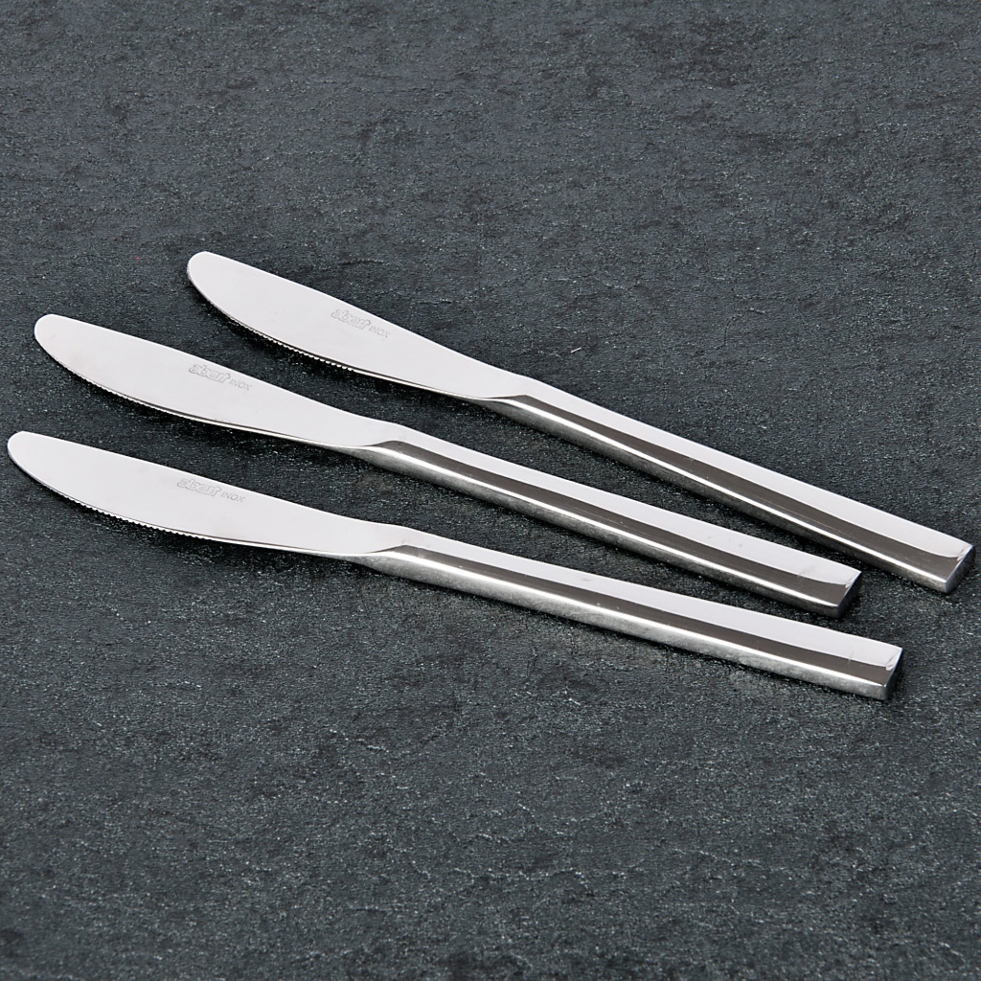 Juego de Cuchillos para Postre Flair Blister Negro 2.5mm de Acero ...